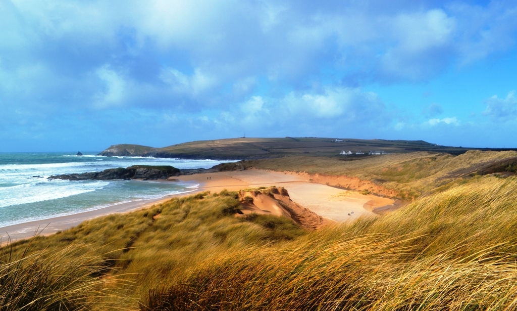 Constantine Bay, Constantine Island and Trevose Head (c) Madeleine Jude ...